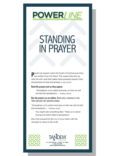 Standing in Prayer - Tandem Prayer